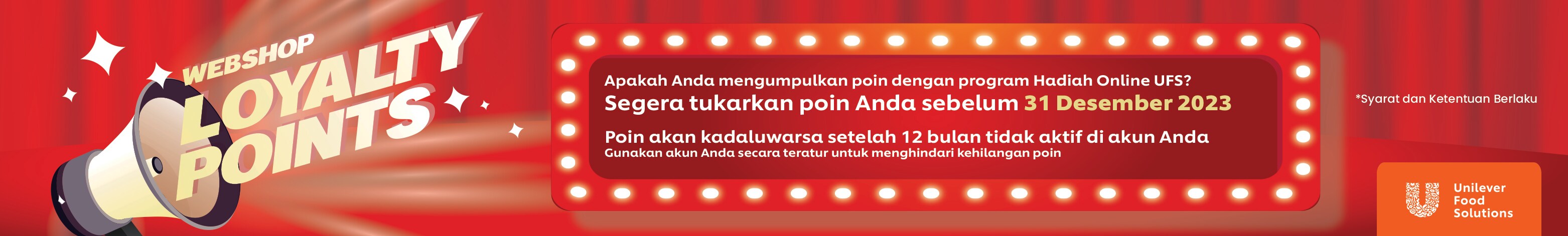 Tentang Program Hadiah Online Loyalty Program UFS for Professional ...